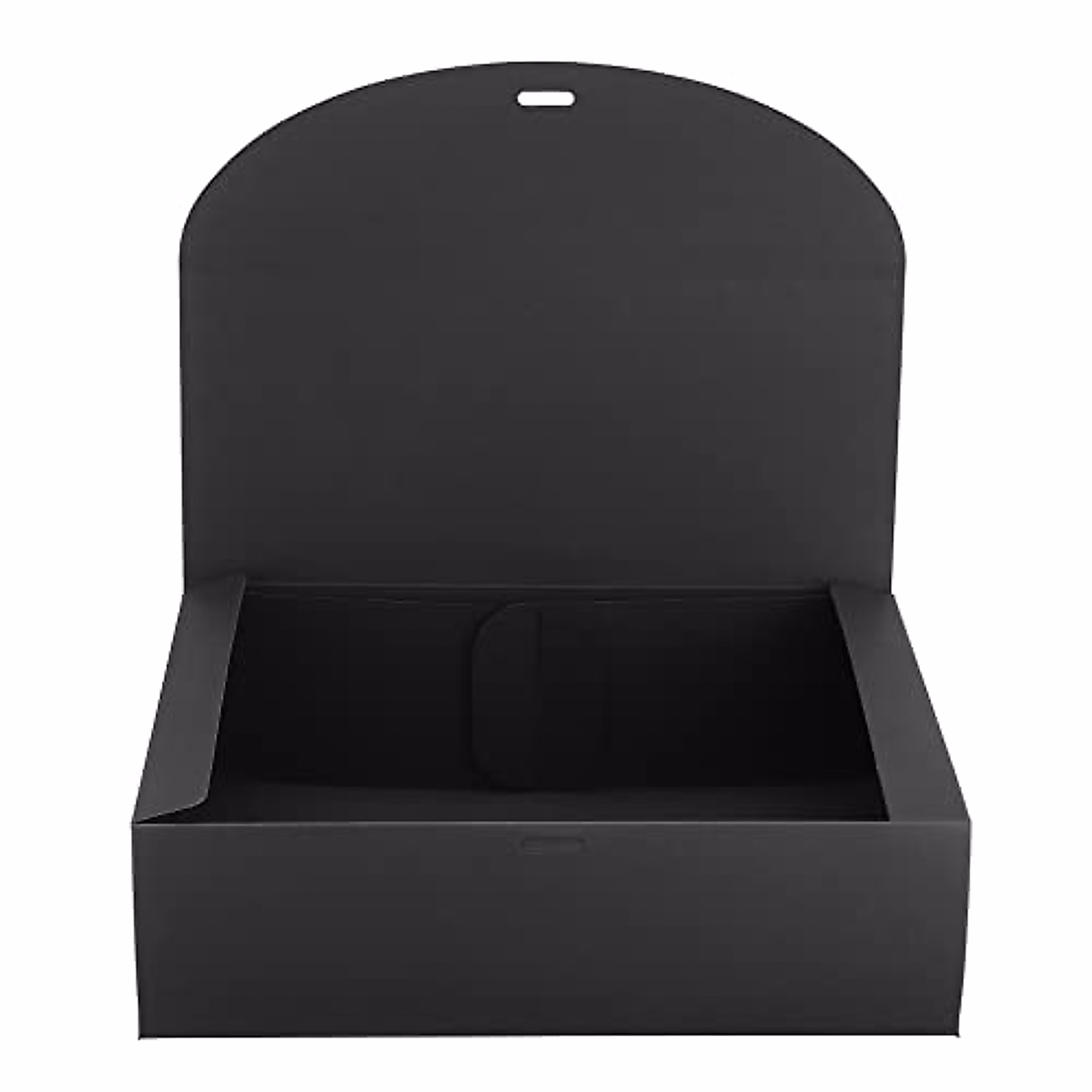 SWANGSA 16 Set Gift Boxes with Lids, 10.6''x8''x3'' Black Kraft Paper Gift Boxes For Presents, Bridesmaid Proposal Box with Ribbon and 70pcs Adhesive Dots,for Wedding, Packaging, Present, Birthday, Cupcake Boxes