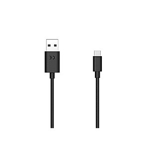 Motorola Essentials 6.6 Foot/ 2 Meter USB-A 2.0 to USB-C (Type C) Data/Charging Cable for Moto X4, Z, Z2, Z3, Z4, G7, G7 Play, G7 Plus, G7 Power, G6, G6 Plus [Not for G6 Play] (Retail Pack), Black