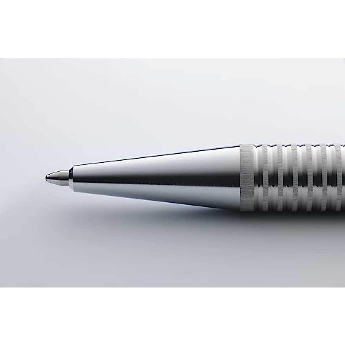 Lamy logo brushed - Ballpoint Pen in an elegant & robust stainless steel case - line width M - including large capacity refill M 16 in black