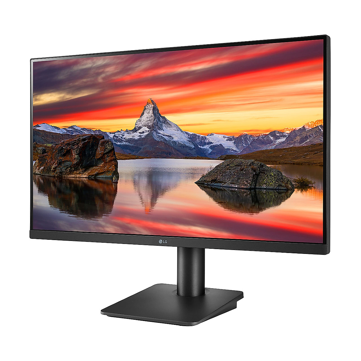 LG 27MP450-B Monitor 27'' Full HD (1920 x 1080) IPS Display, 3-Side Virtually Borderless Design, AMD FreeSync, 5ms GtG Response Time, Reader Mode, OnScreen Control with Screen Split (Renewed), Black