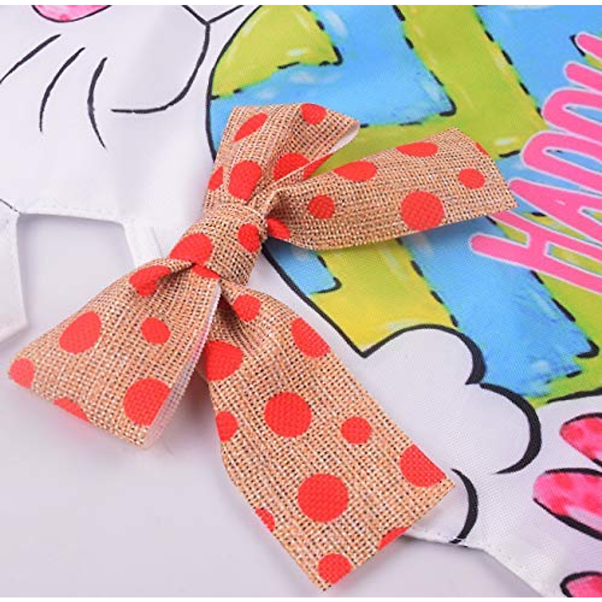 Fun-Here Easter Bunny Eggs Garden Flag Double Sided Home Garden Outdoor Decorative 12" x 18"