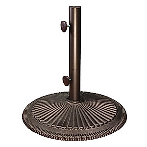 Treasure Garden 50 LB Classic Market Umbrella Base (Bronze-Finish)