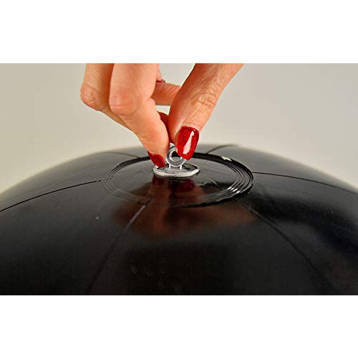 Home-X Bird Deterrent Balloons, Scare Birds Away, Garden Protection from Animals, Scarecrows for Garden, Set of 3, Multicolored, Each 40" D x 20.5" H