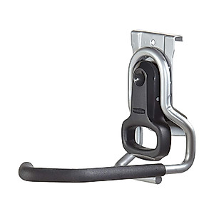 Rubbermaid FastTrack Garage Organization System, Vertical Bike Hook, Bike Storage, Holds up to 50 Pounds, Wall Mount and Heavy Duty Garage Hanger