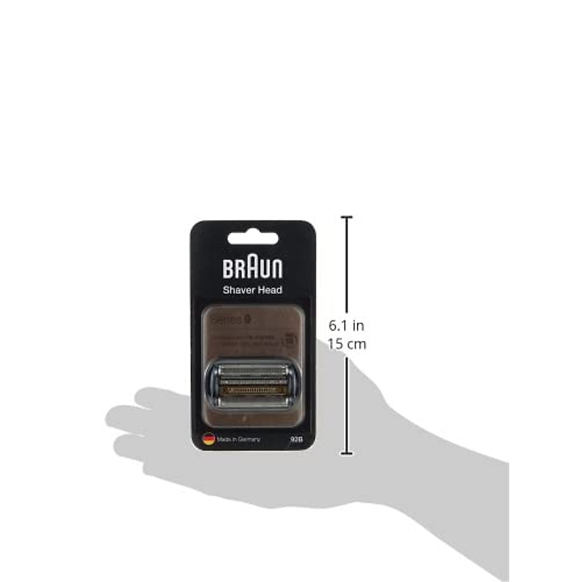Braun 92B – Replacement and Replacement for Electric Shaver Compatible with Series 9 Shaving Machines, Black