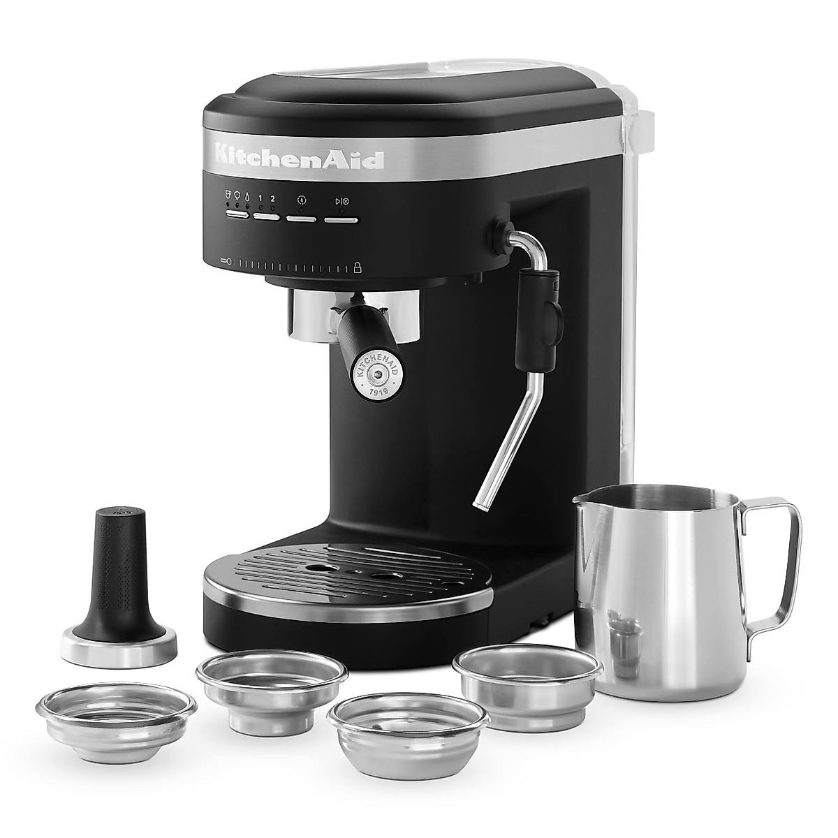 KitchenAid Semi-Automatic Espresso Machine KES6403, Black Matte