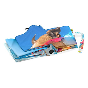 My Daily Surfing Jack Russell Dog Travel Umbrella Auto Open/Close Lightweight Compact Windproof