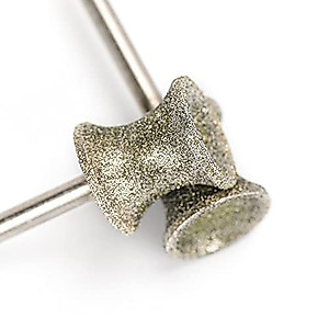 2 Pack Diamond Dog Nail Grinder Bits for Rotary Tool Fits Dremel and Many Others