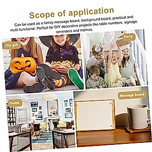 STOBOK 4pcs Tombstone Blackboard Decoration Desk Topper Decor for Home Woodsy Decor Desktop Decors Note Blackboards Decors Message Board Signs Display Board Household Wooden Mini Craft