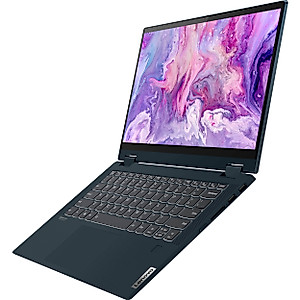 Lenovo IdeaPad Flex 5 14" FHD Touchscreen 2-in-1 Laptop, Octa-Core AMD Ryzen 7 5700U (Beat i7-1165G7), 16GB DDR4 RAM, 512GB PCIe SSD, WiFi 6, Bluetooth 5, Abyss Blue, Windows 11, BROAG Extension Cable