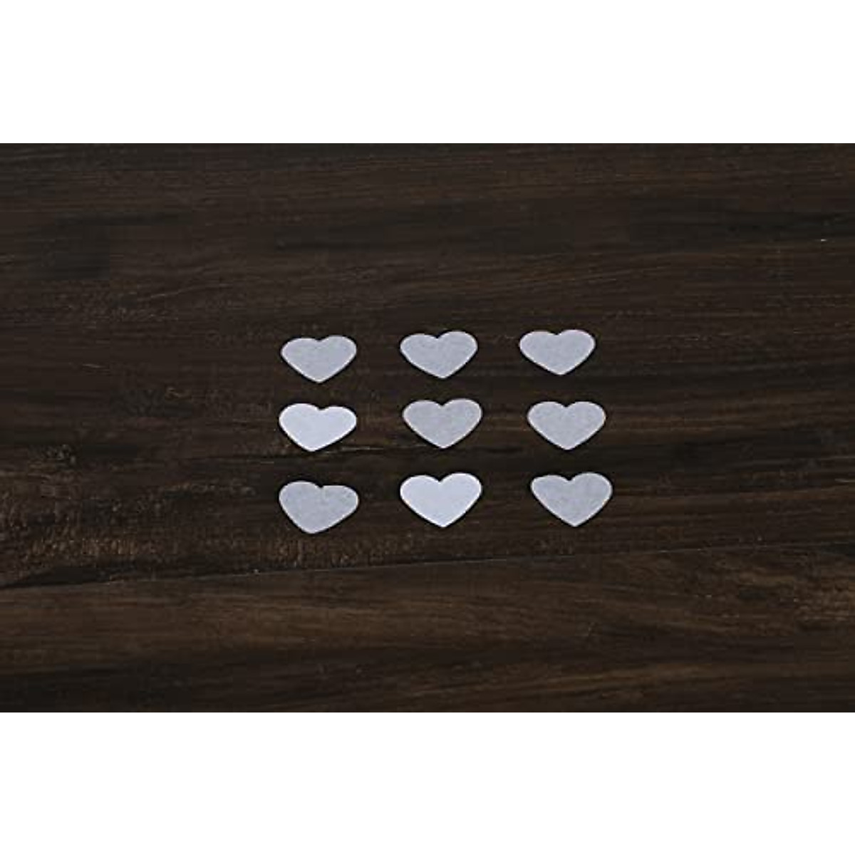 Battife 7.1 Oz White Heart Shaped Confetti, 30000PCS Tissue Paper, Table Confetti for Wedding Celebrations Party, 200 Gram