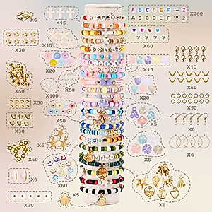 QUEFE 6000pcs Clay Beads for Jewelry Making, 24 Colors Flat Heishi Clay Beads for Bracelet Necklace Earring Making, Boho Craft Kit for Adults and Fashion Icon
