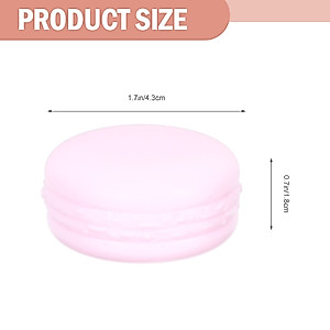 Beaupretty 30Pcs Empty Cream Jars Macaron Shaped Cream Box Lip Eye Masks Dispensing Cases 10ml Small Cosmetic Containers with Leakproof Lids for Lotion Balm Ointmen Random