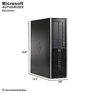 HP 8100 Desktop Computer Intel i5 3.2GHz Processor 8GB Memory 1TB HDD Genuine Windows 10 Professional (Renewed)