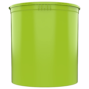 90 Dram CR Plastic Packaging Pop Top Containers - Child Resistant Travel Holder Vial Bottles - 60 qty (Lime Green)