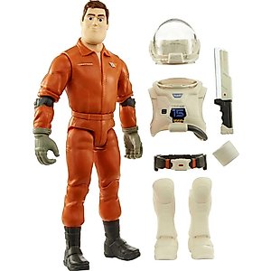 Mattel Disney and Pixar Lightyear Buzz Lightyear Action Figure & Accessories, Space Ranger Gear XL-01 Set, 11.6-inch & 14 Posable Joints