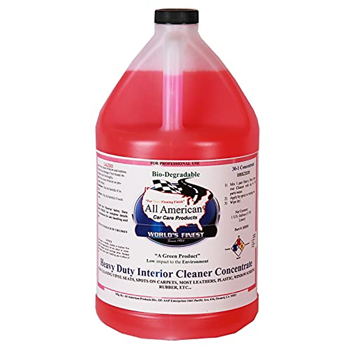 All American Car Care Products Heavy Duty Interior Cleaner Concentrate (1 Gallon)