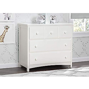 Delta Children 3 Drawer Dresser, Greenguard Gold Certified, Bianca White