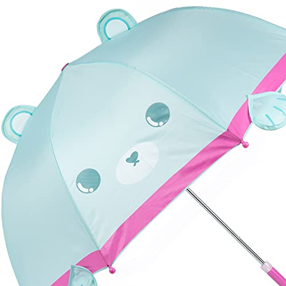 ADORA Water Activated Kid's Umbrella. Magic Reveal 26" Umbrella for the rain - Be Bright Bear face appears in the rain!