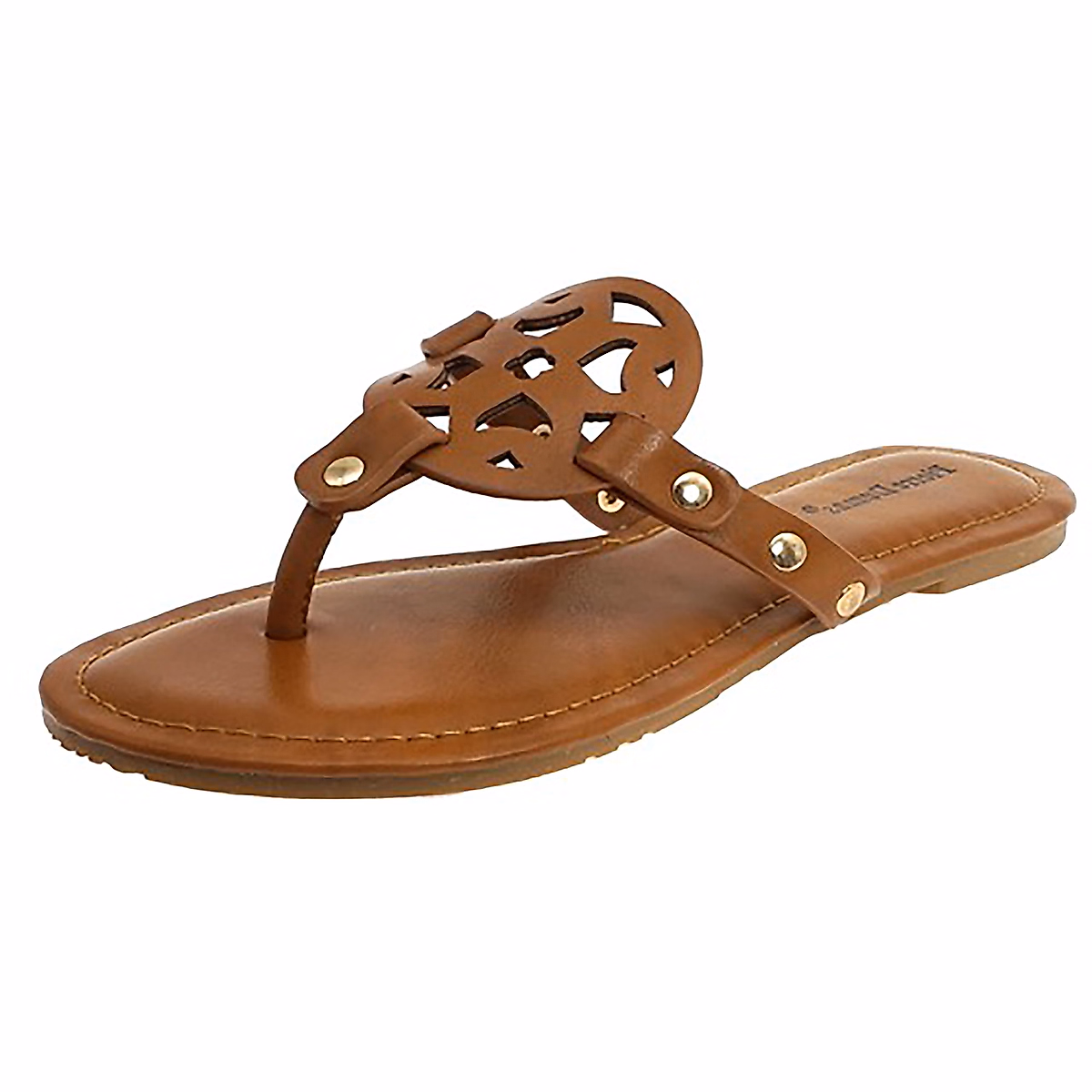 Pierre Dumas Women's Limit-20 Thong Flip Flop Sandal (New Tan, us_footwear_size_system, adult, women, numeric, medium, numeric_9)
