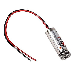 UMLIFE 5pcs 650nm 5mw Laser Head Laser Tube Adjustable Focus 3~5V Red Laser Tube for Sight Positioning Sighting Telescope (Dot)