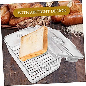 MAGICLULU Refrigerator Organizer Bins Airtight Bread Storage Fruit Vegetable Storage Containers Timer Function