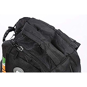 Xiami Leyuan Professional Quad Roller Skate Inline Skates Travel Backpack (Black)