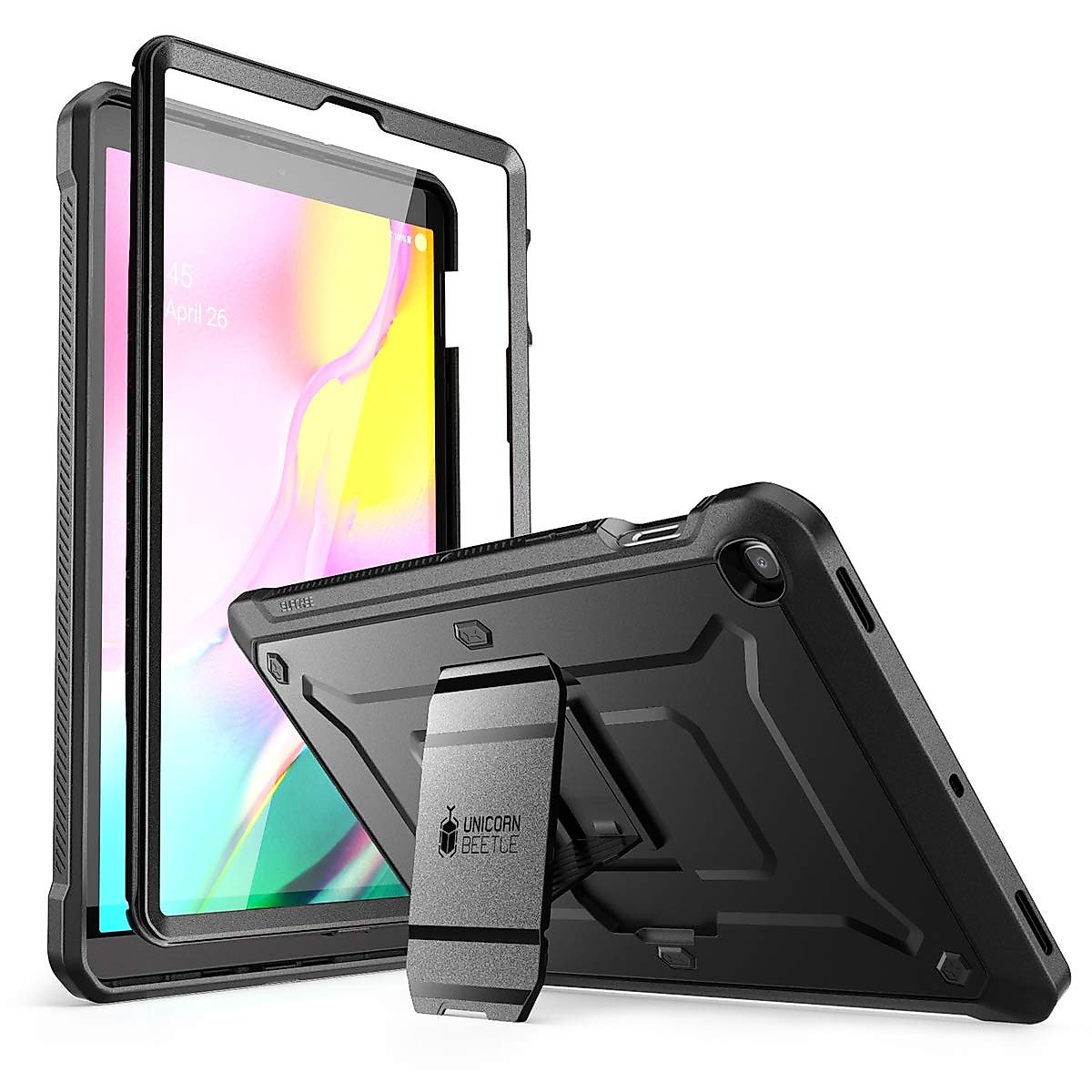 SUPCASE Unicorn Beetle Pro Series Case for Galaxy Tab S5e Case, Full-Body Rugged Protective Case with Built-in Screen Protector for Samsung Galaxy Tab S5e 10.5" 2019 Model (SM-T720/T725) (Black)