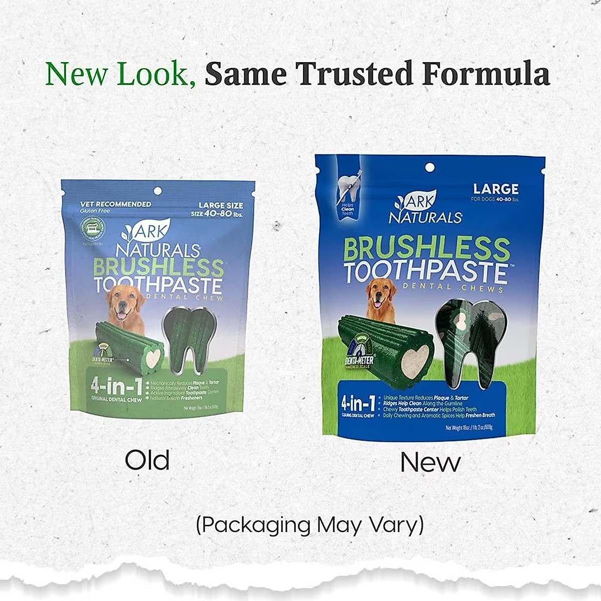 ARK NATURALS Breath-Less Brushless-Toothpaste - Chewable - Large Dogs - 18 oz