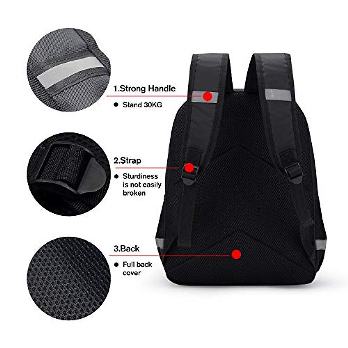 Fashion Elementary Student School Bags- Cartoon Monster Truck - Durable School Backpacks Outdoor Daypack Travel Packback for Kids Boys Girls