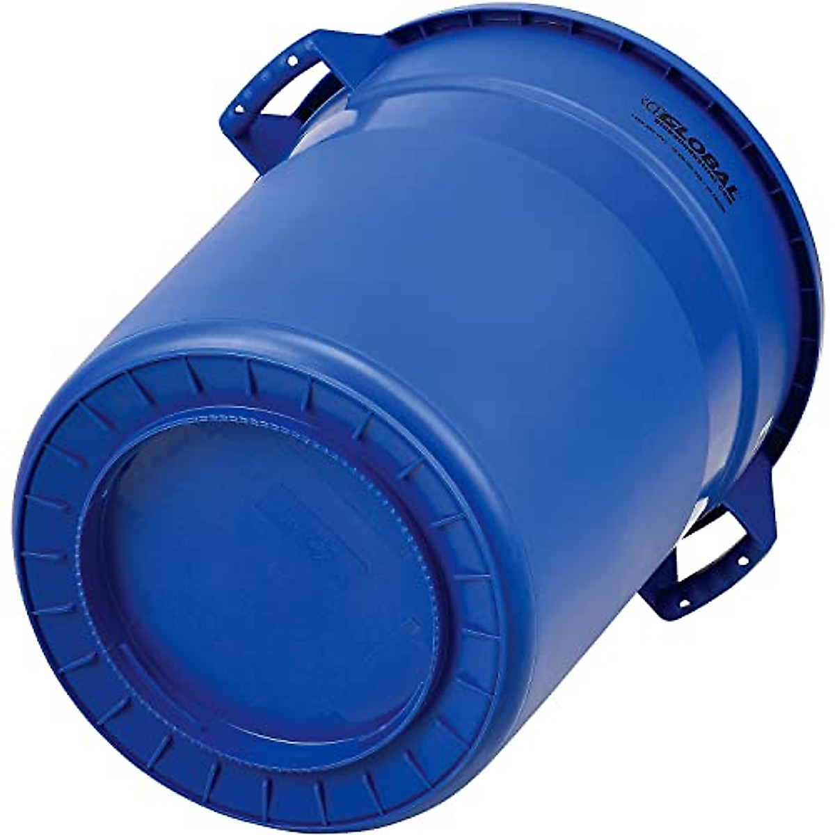 Global Industrial 20 Gallon Plastic Trash Container, Garbage Can - Blue