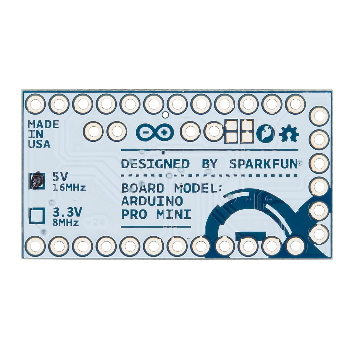 SparkFun Pro Mini ATmega328-5V/16MHz Development Board Compatible with Arduino Boards and IDE