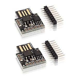 2pcs Digispark Kickstarter Attiny85 General Micro USB Development Board with Pin Header