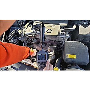 Vividia VA-150 Gray Two-Way Articulating Borescope Videoscope Inspection Camera with 6mm Diameter Probe and 2.7" Monitor and 640x480 Image Resolution