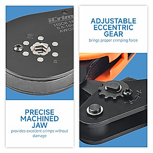 iCrimp Hexagonal Ratchet Crimper for End Sleeves and Ferrules 0.5-16mm2 AWG 20-5