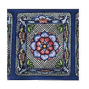 Prepara 3 Tray, Three Sections, Blue Azteca