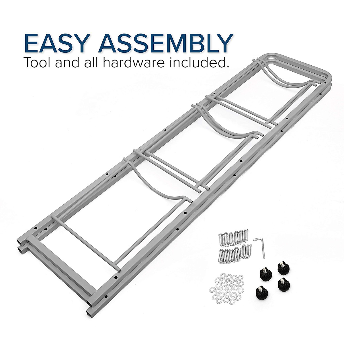 BRIO Single Column Gallon Stands (GREY) (5-TIER)