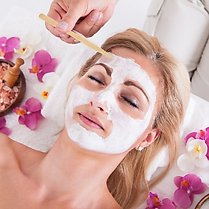 Aneco 800 Pieces Wood Wax Applicator Sticks Wax Spatulas Small Wood Spatulas Applicator for Hair Eyebrow Removal, 2 Style