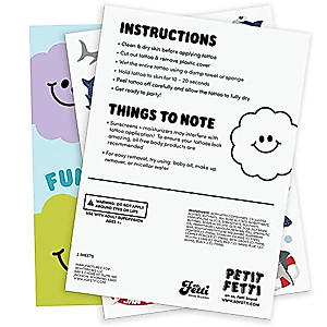 xo, Fetti Shark Temporary Tattoos - 38 Metallic Styles | Underwater Sea Creature, Ocean Animal Birthday Party Supplies, Summer, Totally Jawsome, Arts and Crafts