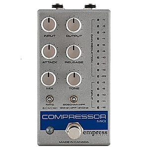 Empress Compressor MKII Guitar Effects Pedal, Silver Sparkle, CP2S