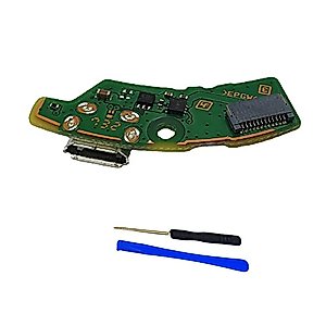 Komsunma Charging Port Replacement for Sony WH-1000XM2 WH1000XM2 Headphones MDR-1000X Noise Cancelling Headphones Charging Port Flex Cable with Repair Kit