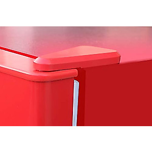 RCA RFR786-RED 2 Door Apartment Size Refrigerator with Freezer, 7.5 cu. ft, Retro Red