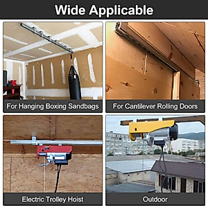 8 Pack Channel Trolley Track Support Hanger Bracket for All 1-5/8" Strut Channel,Heavy-Duty Steel Support Bracket,Trolley Strut Hangers w/Bolt &Nut for Punching Bag,Electric Hoist &Rolling Door