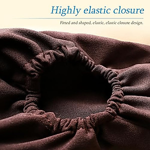 AUCELI 2 Pcs Car Front Seat Armrest Covers, Cloth Fabric Armrest Protectors, Direct Replacement Center Console Lid Armrest Cover Skin, Universal Accessories for Car, SUV, Truck and Van