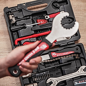BikeHand Bike Bicycle Repair Tool Kit Set - Great Bike Maintenance Tools for Mountain & Road Bike - Bike Tools Kit Set in a Neat Storage Case