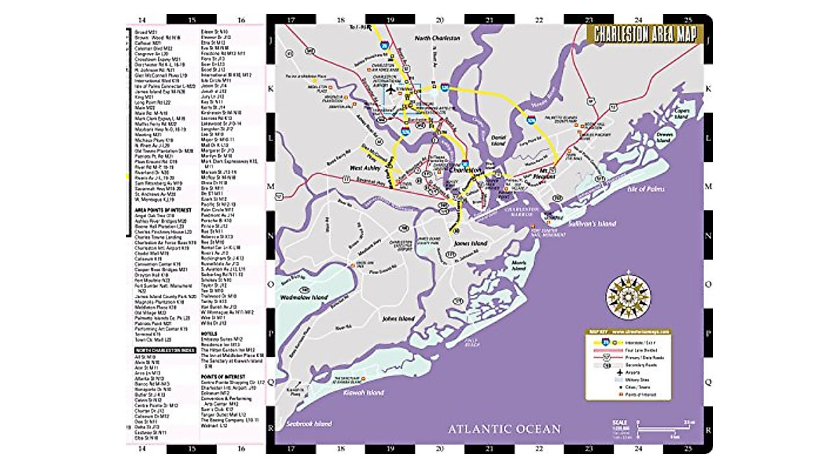 Streetwise Charleston Map - Explore Detailed City Center