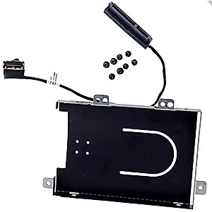 Deal4GO SATA Hard Drive Cable 2K51N 02K51N w/ 2.5" HDD Caddy Carrier 0J8J5W J8J5W Replacement for Dell Alienware Area 51M ALWA51M