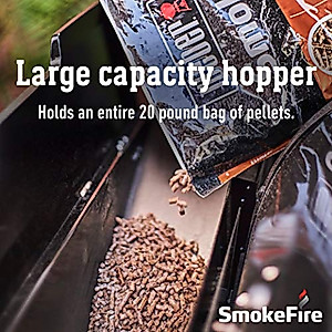 Weber SmokeFire EX6 (2nd Gen) Wood Fired Pellet Grill, Black