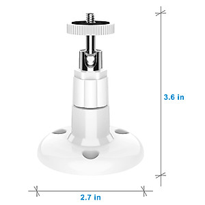 MENEEA for Wyze Cam v3/Pro,for Wyze Cam Outdoor,for Wyze Cam Pan V2,for Wyze Cam Pan Wall Mount, Adjustable Indoor and Outdoor 360 Degree Swivel Ceiling Mount Bracket for Security Camera (2 Pack)