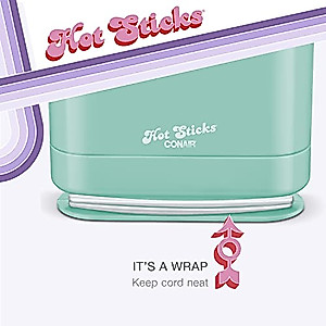 Conair HOT STICKS, Silicone Hot Roller Set with 7 Small and 7 Medium Rollers, No Clips Needed